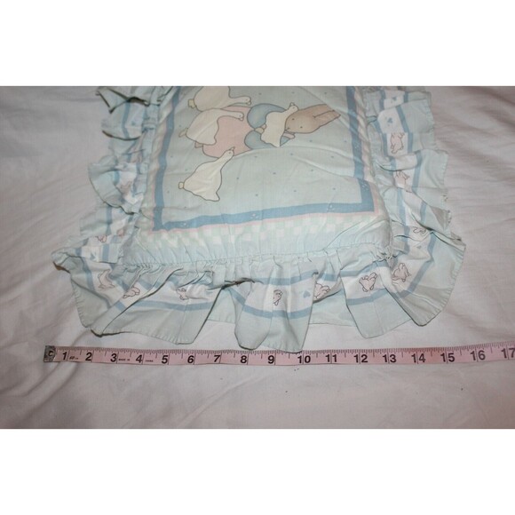 Red Calliope | Toys | Vintage Bed Pillow Red Calliope 986 Blue Bunny ...